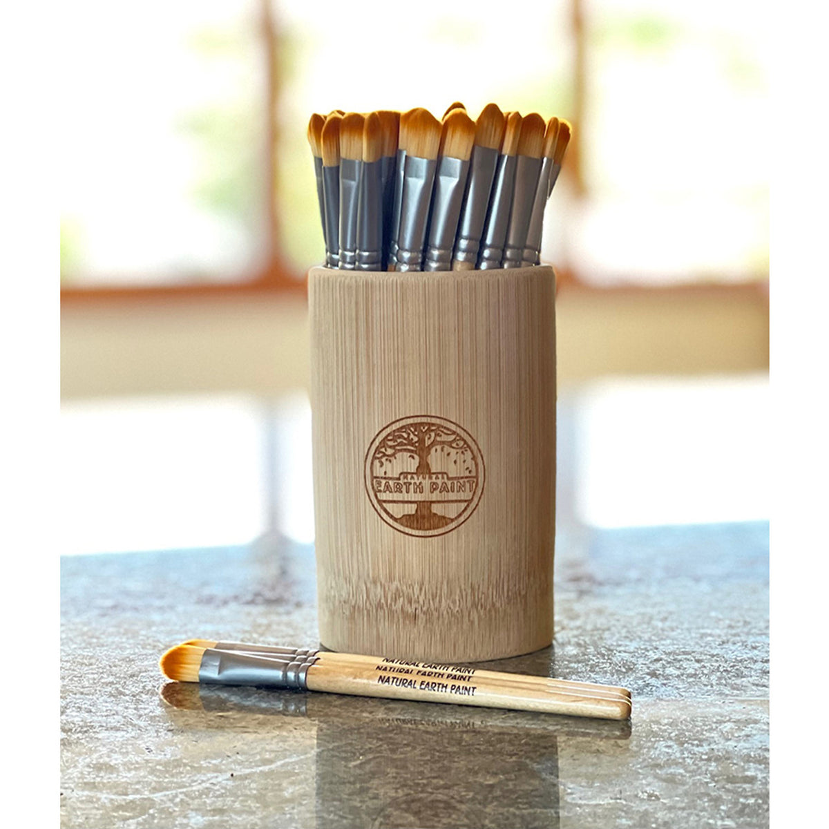 Bamboo Paint Brush (single) – Natural Earth Paint Canada